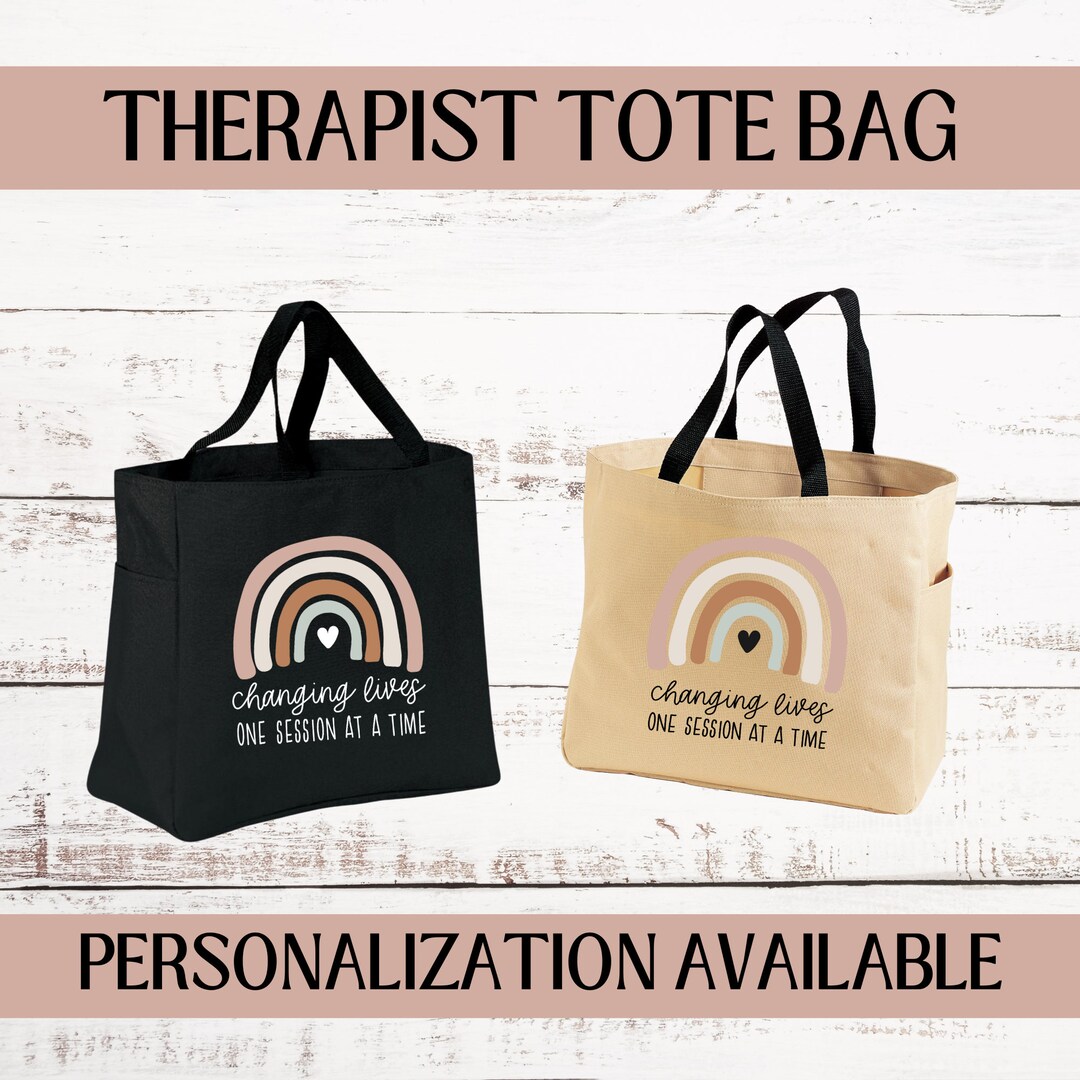 ABA Therapist Tote Bag With Pockets, Changing Lives One Session at a ...
