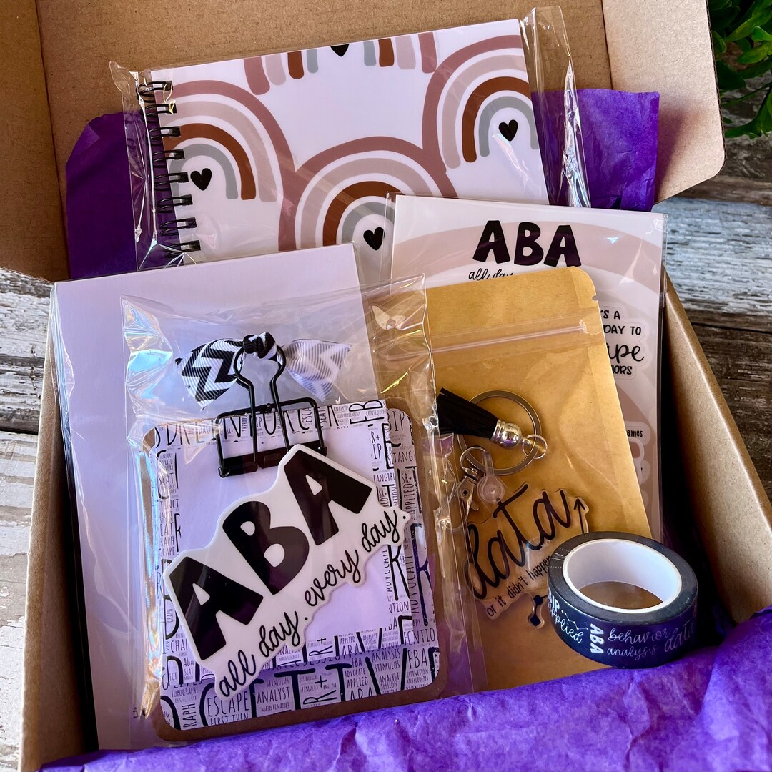 ABA Stationery Gift Box, Behavior Therapist, Behavior Tech, Behavior ...