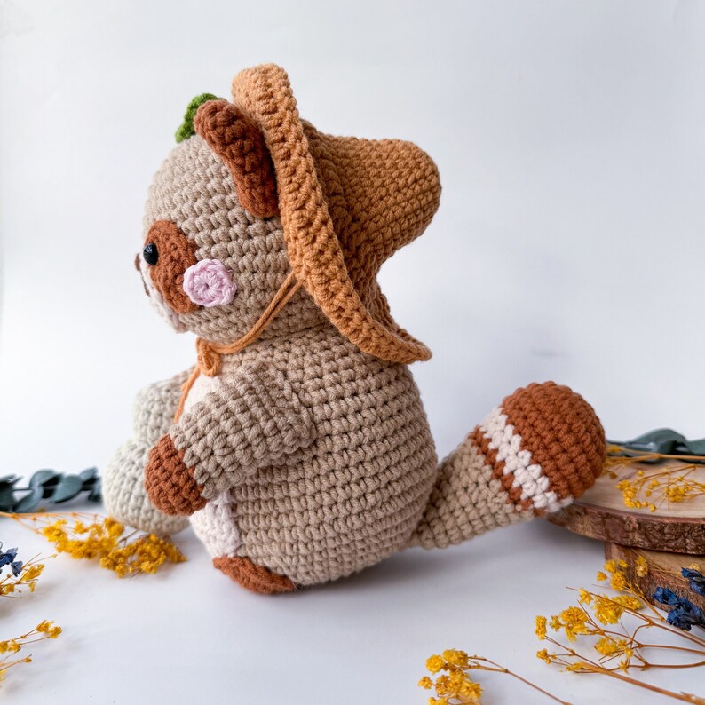 Tori the Tanuki Crochet Pattern - Etsy