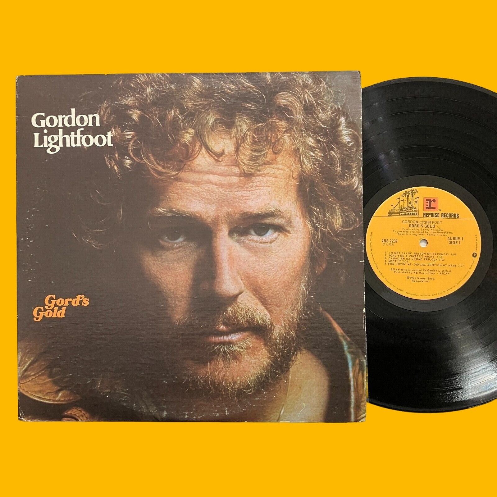 Gordon Lightfoot Gord's Gold Double Vintage Vinyl LP Record - Etsy