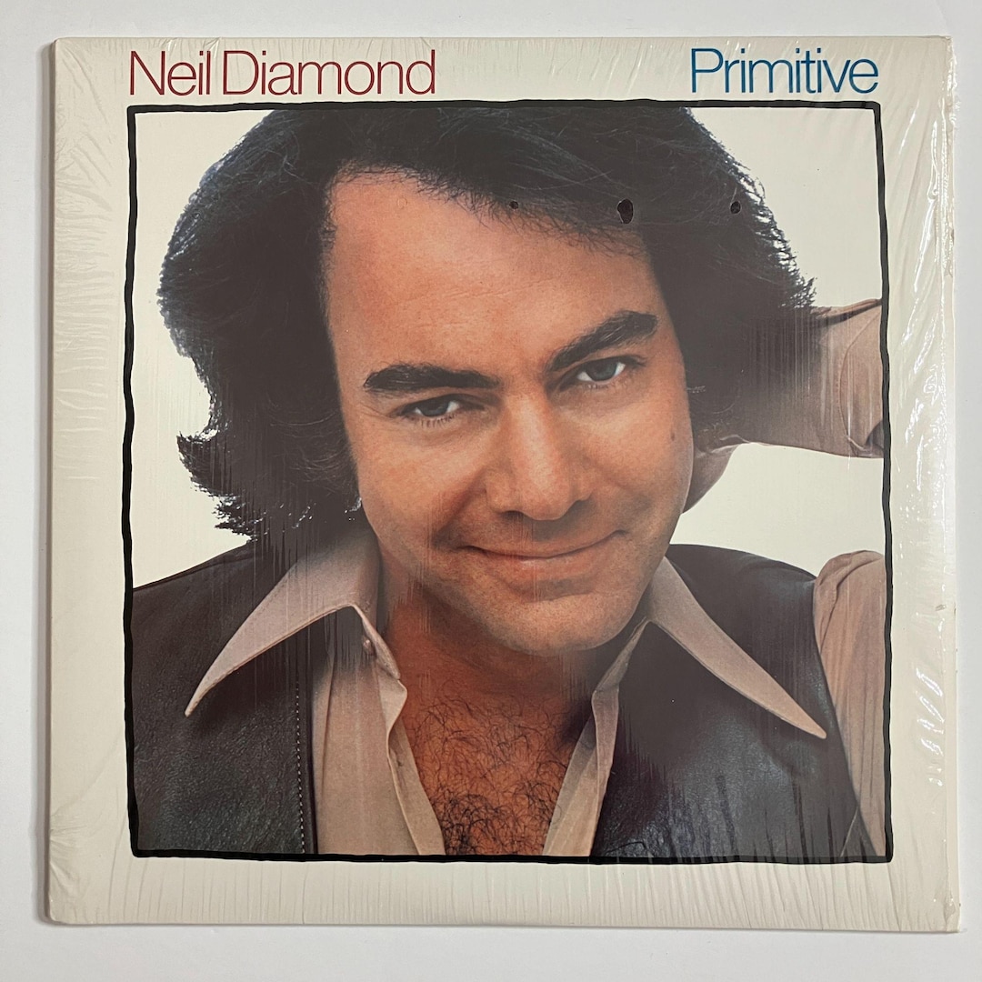 Neil Diamond Primitive Vintage Vinyl LP Record 1984 - Etsy