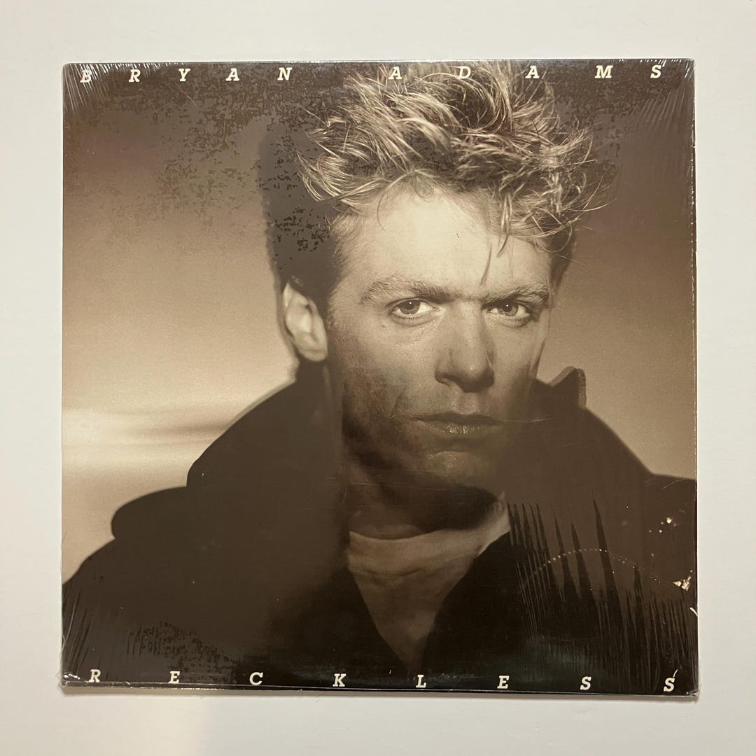 Bryan Adams Reckless Vintage Vinyl LP Record 1984 Translucent Vinyl - Etsy