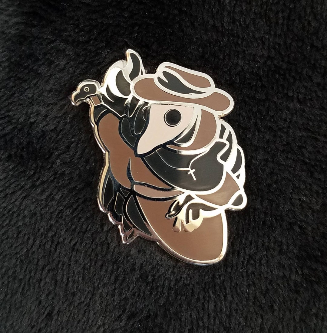 Plague Doctor Hard Enamel Pin - Etsy