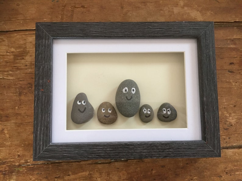Family Rocks. Various Pebble People. Dad You Rock. Pebble - Etsy
