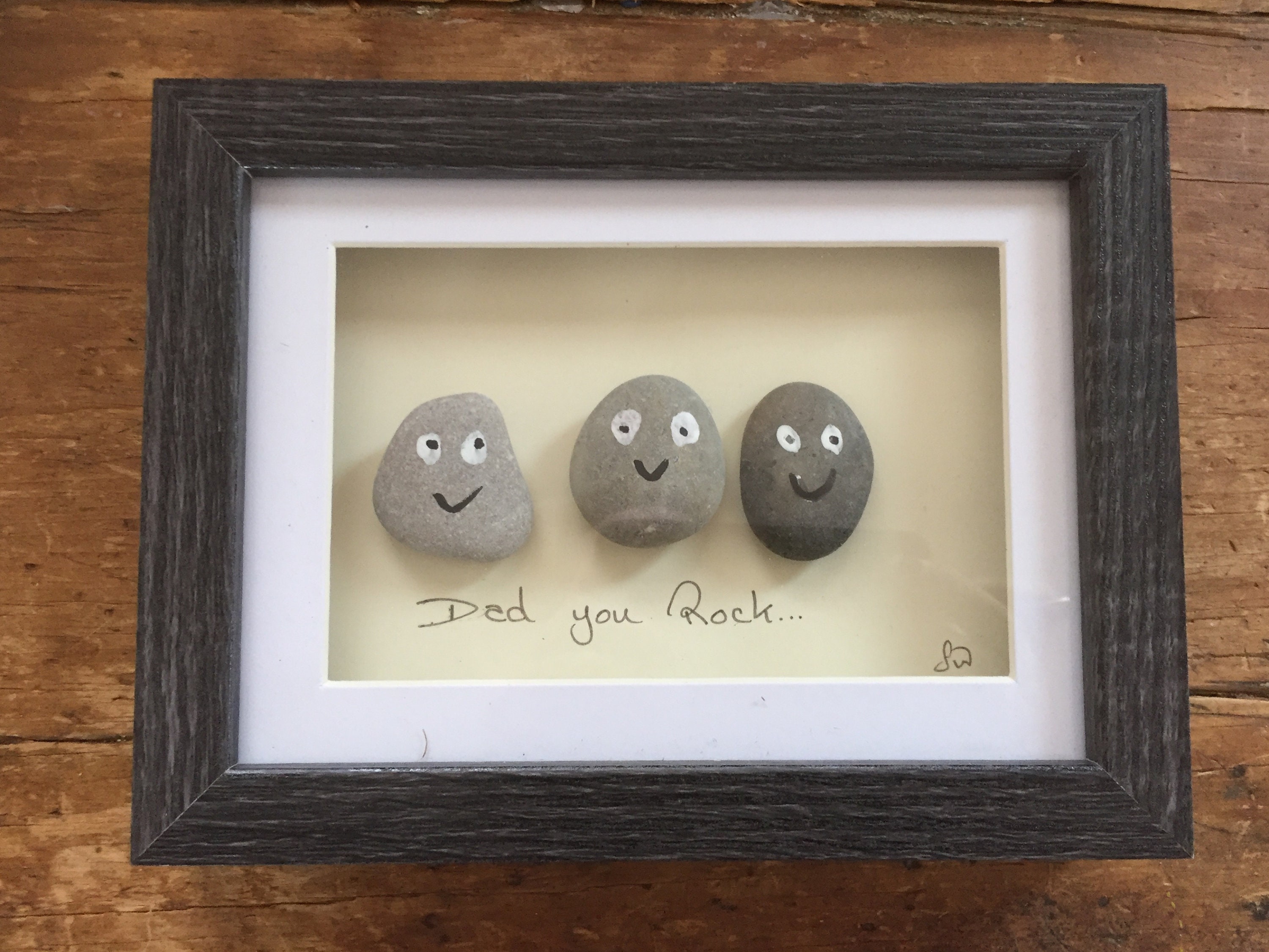 Family Rocks. Various Pebble People. Dad You Rock. Pebble - Etsy