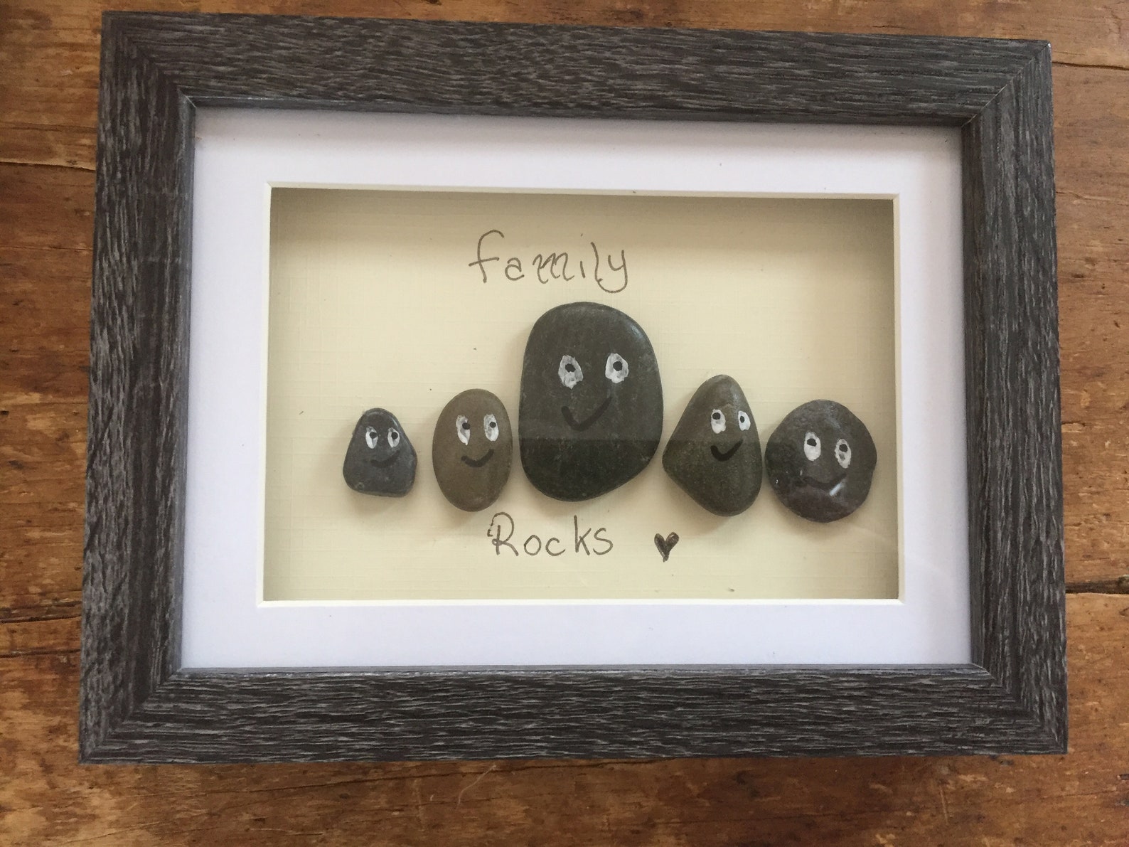 Family Rocks. Various Pebble People. Dad You Rock. Pebble - Etsy