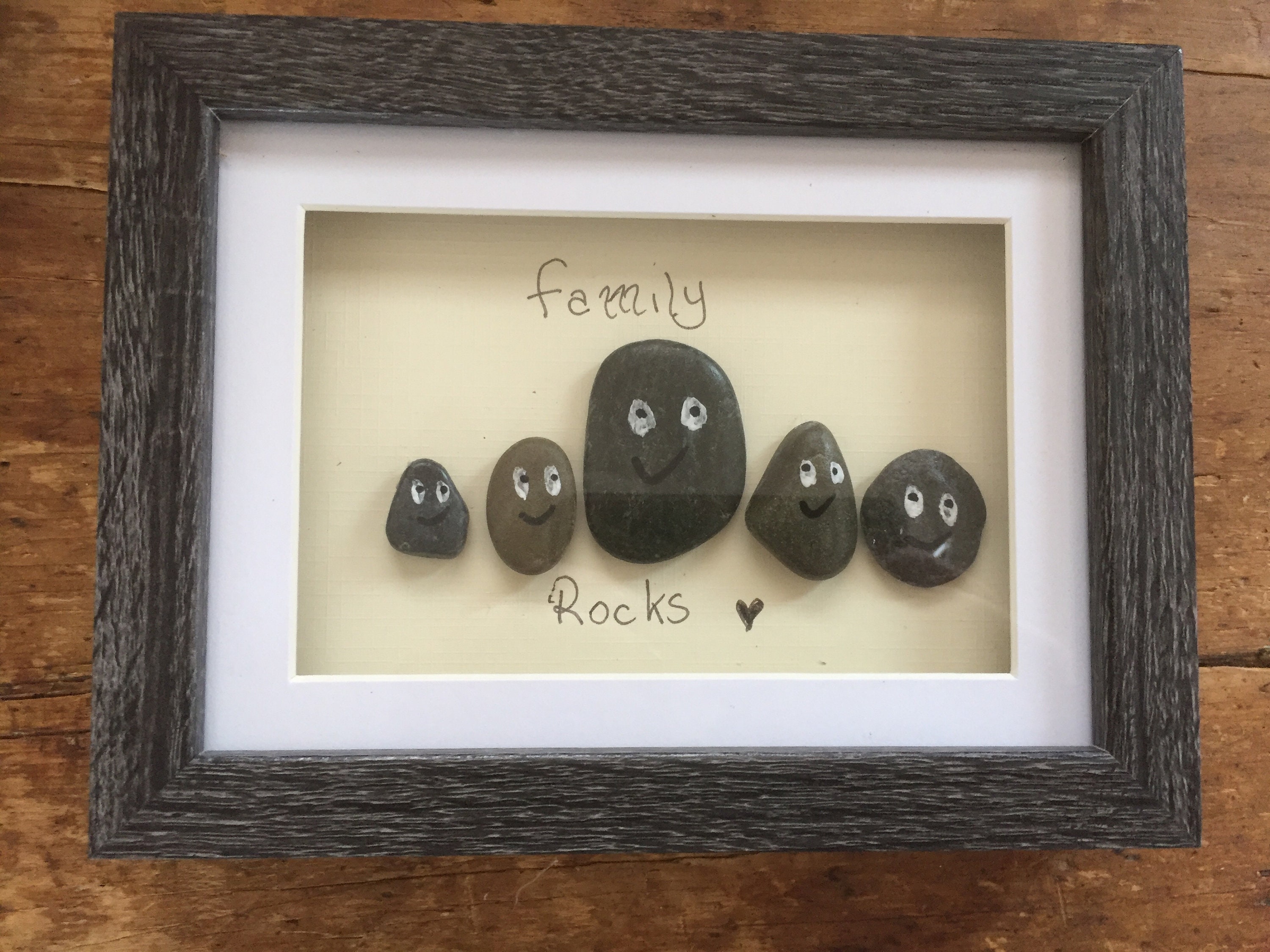 Family Rocks. Various Pebble People. Dad You Rock. Pebble - Etsy
