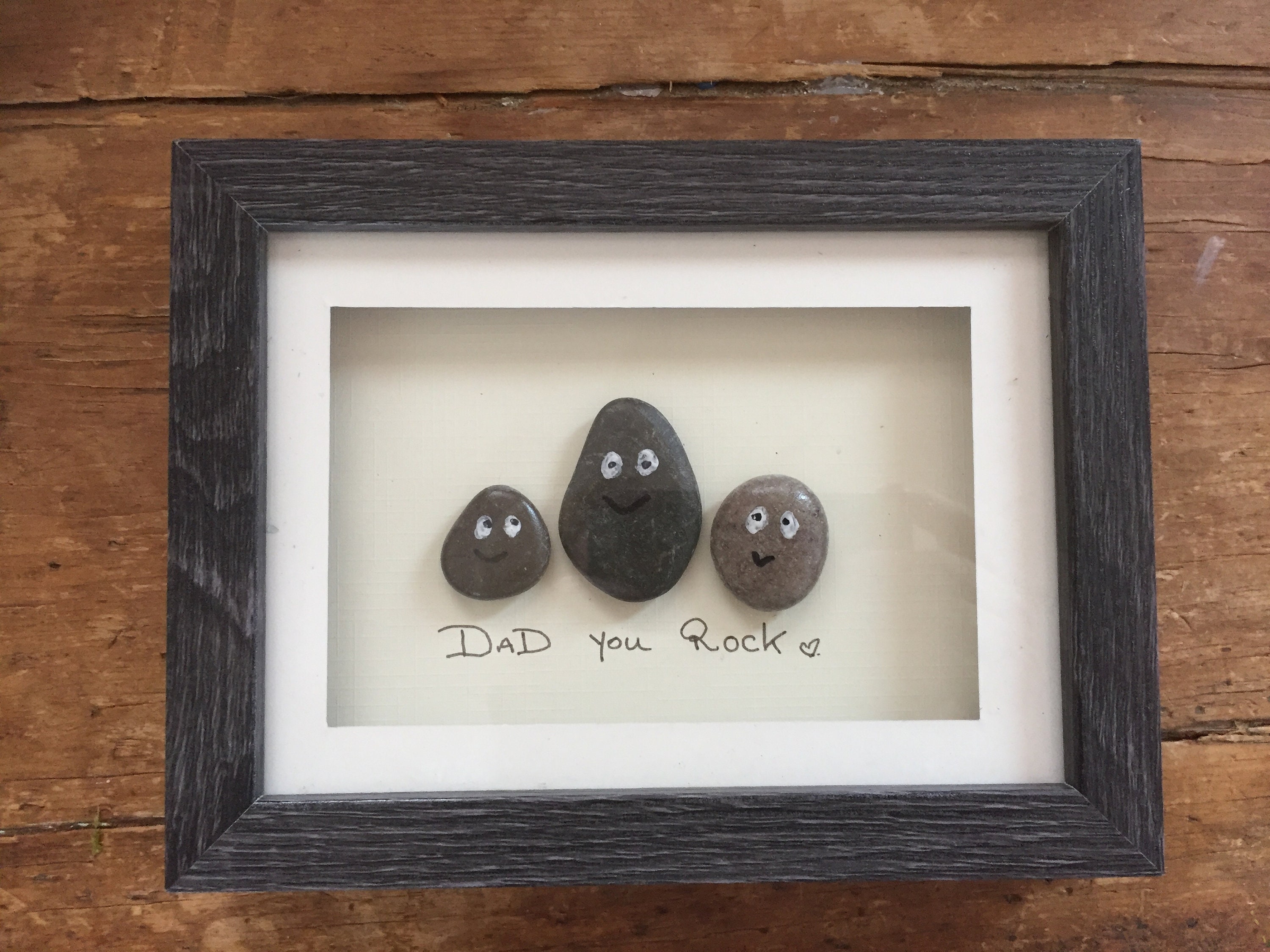 Family Rocks. Various Pebble People. Dad You Rock. Pebble - Etsy