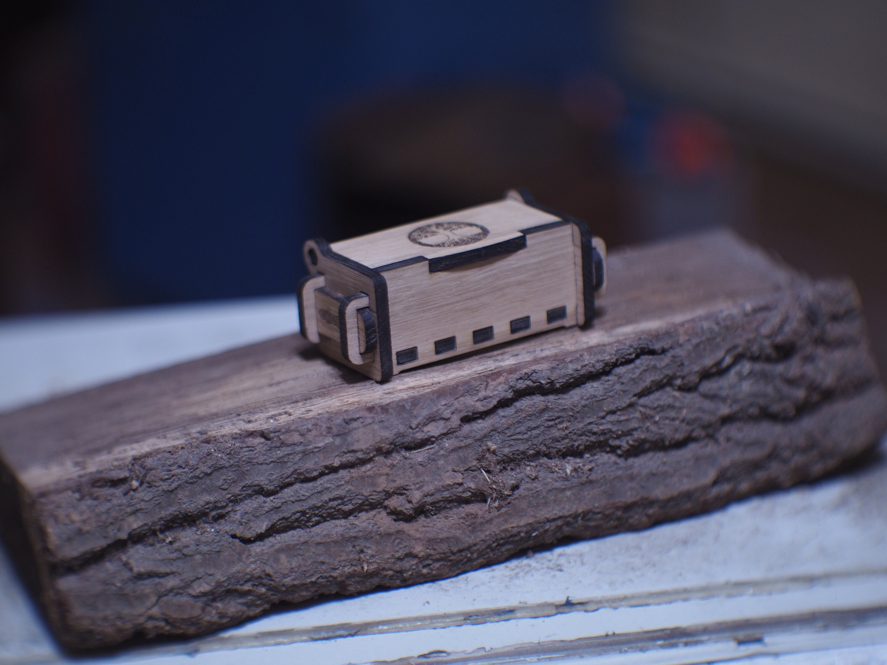 Elder Futhark Runes Wooden Box Oak Tree From Ukraine - Etsy