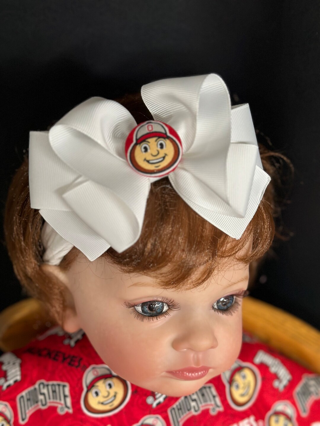 Ohio State Baby Headband With Bow - Etsy