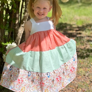 Disney Princess Tiered Twirly Dress - Etsy