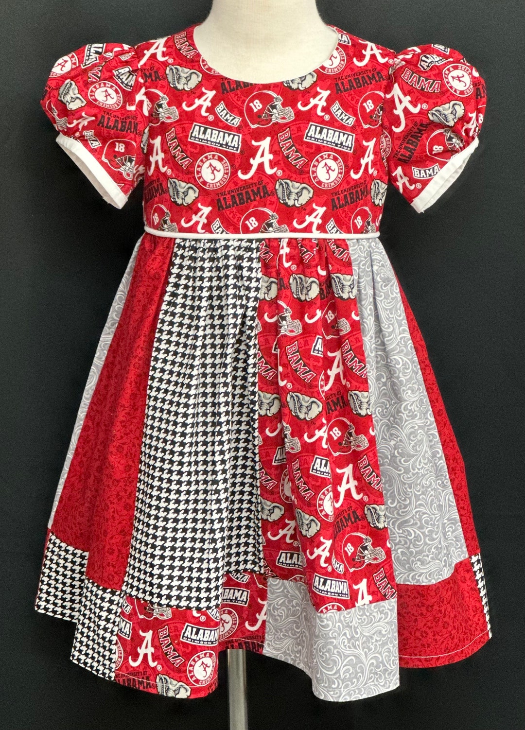 University of Alabama Baby/toddler/girls Dress Size 6m-girls 8 - Etsy