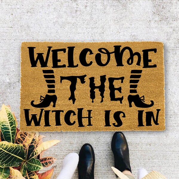 Witch Doormat - Etsy