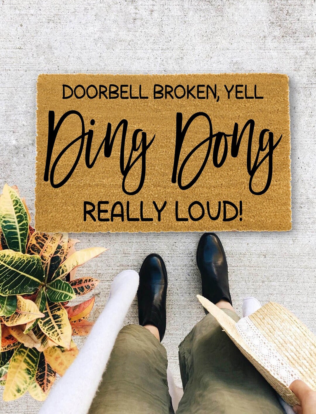 Doorbell Broken, Yell Ding Dong Really Loud!, Housewarming Gift ...