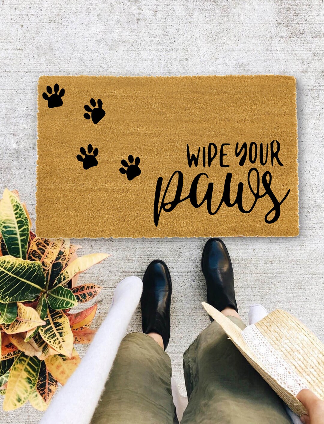 Wipe Your Paws, New Home Gift, Wedding Gift - 186 - Etsy