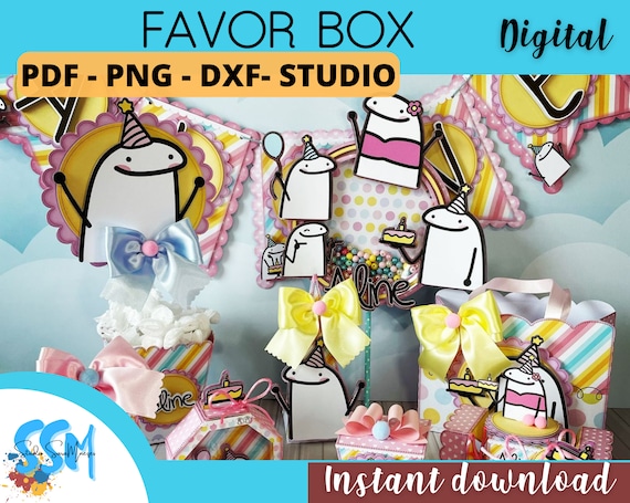 FLORK Favors Boxes Personalized Birthday Decoration Party - Etsy UK