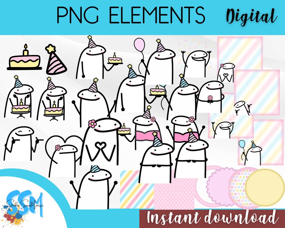 Flork meme PNG digital Florkofcows meme flork stickers - Etsy België