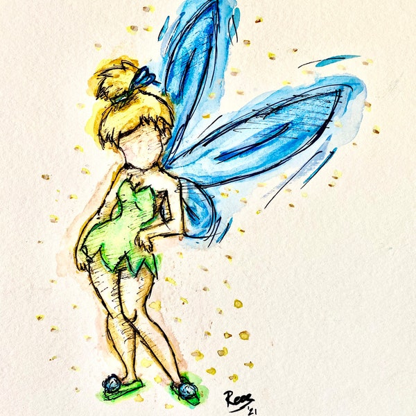 Tinker Bell Art - Etsy