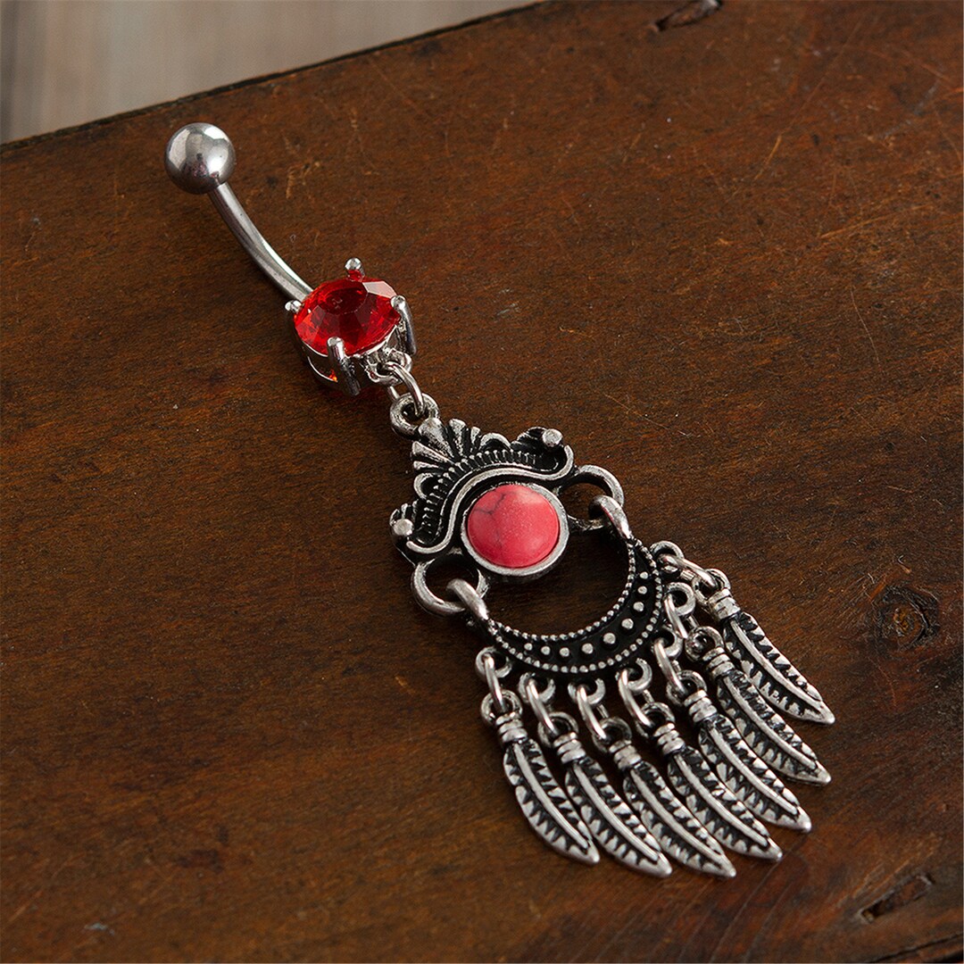 Dream Catcher Belly Button Jewelrybelly Ring Navel Piercing - Etsy