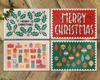 Printable Seamless Patterns, Christmas Pattern, Merry Christmas ...