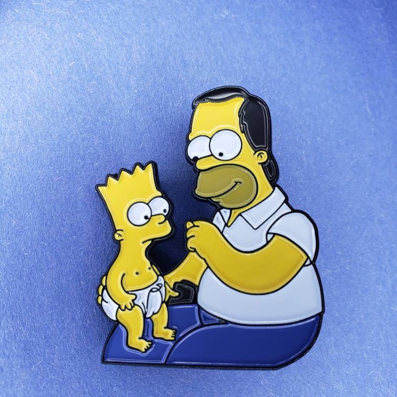 Bart Simpson Pin - Etsy