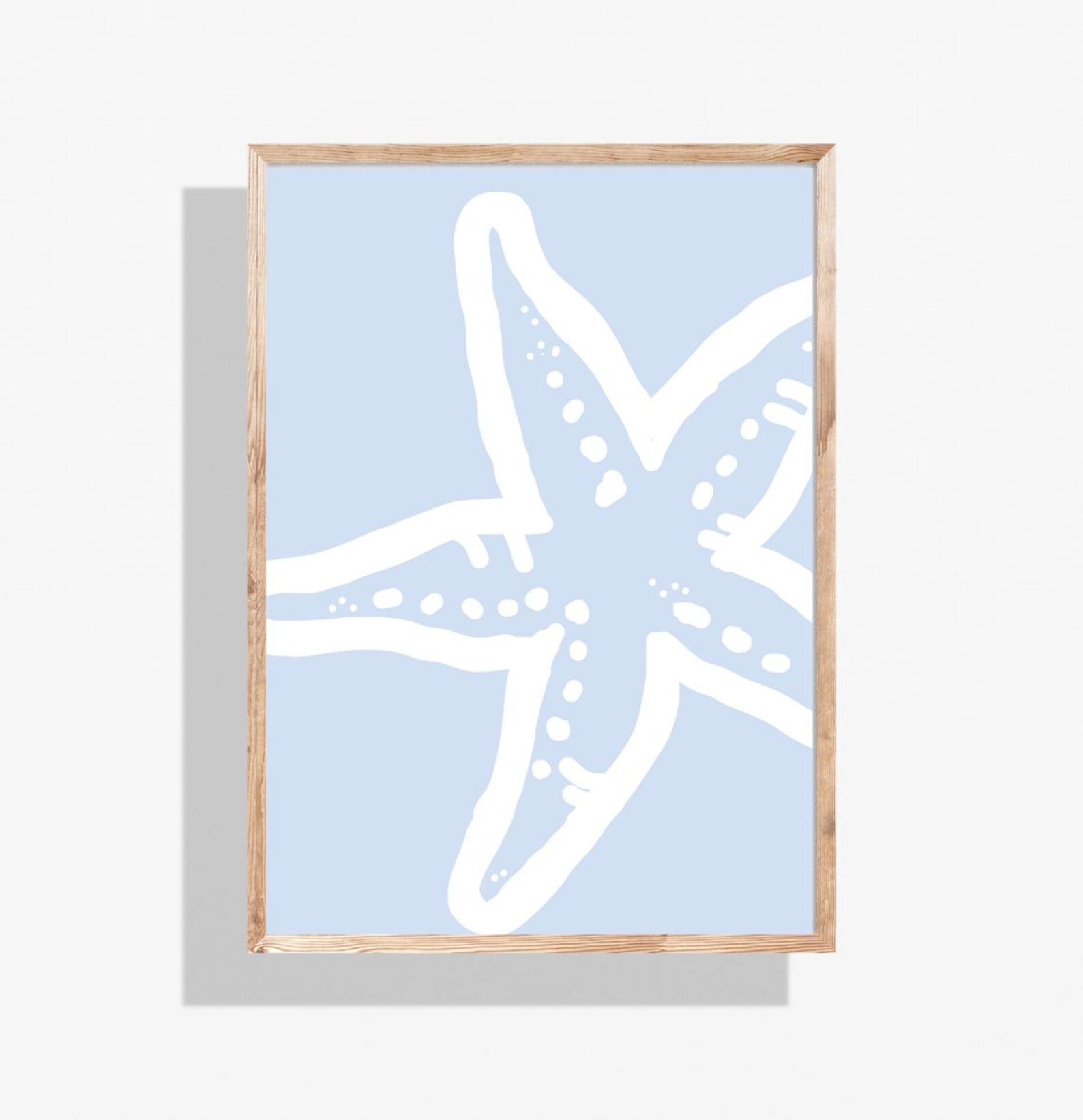 Coastal Blue and White Dorm Poster Digital Prints - Etsy