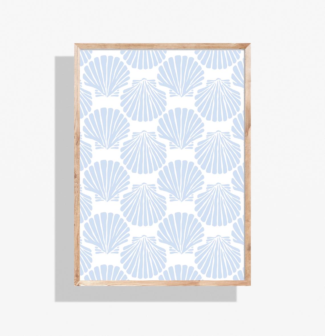 Coastal Blue and White Dorm Poster Digital Prints - Etsy