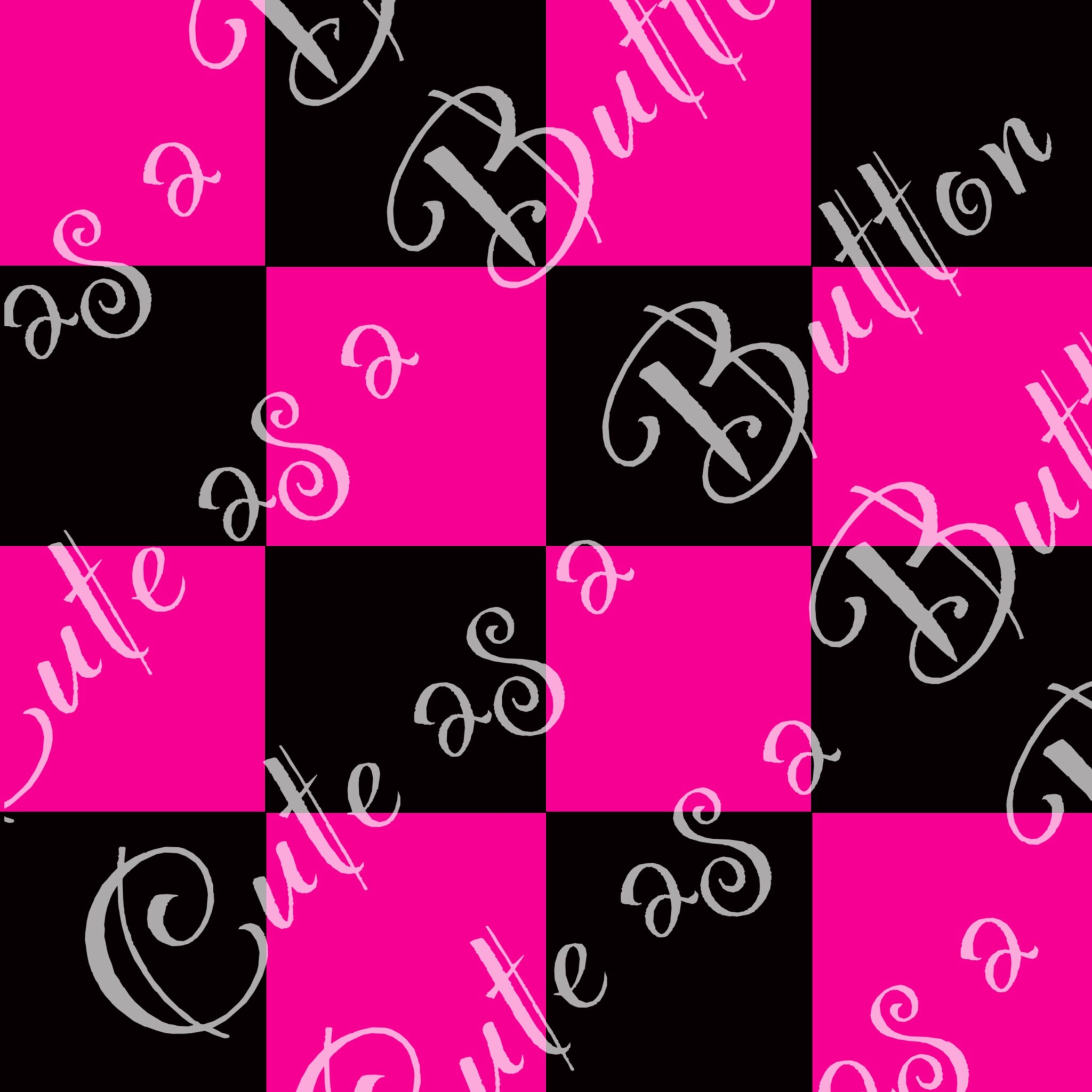 Pink And Black Checkers