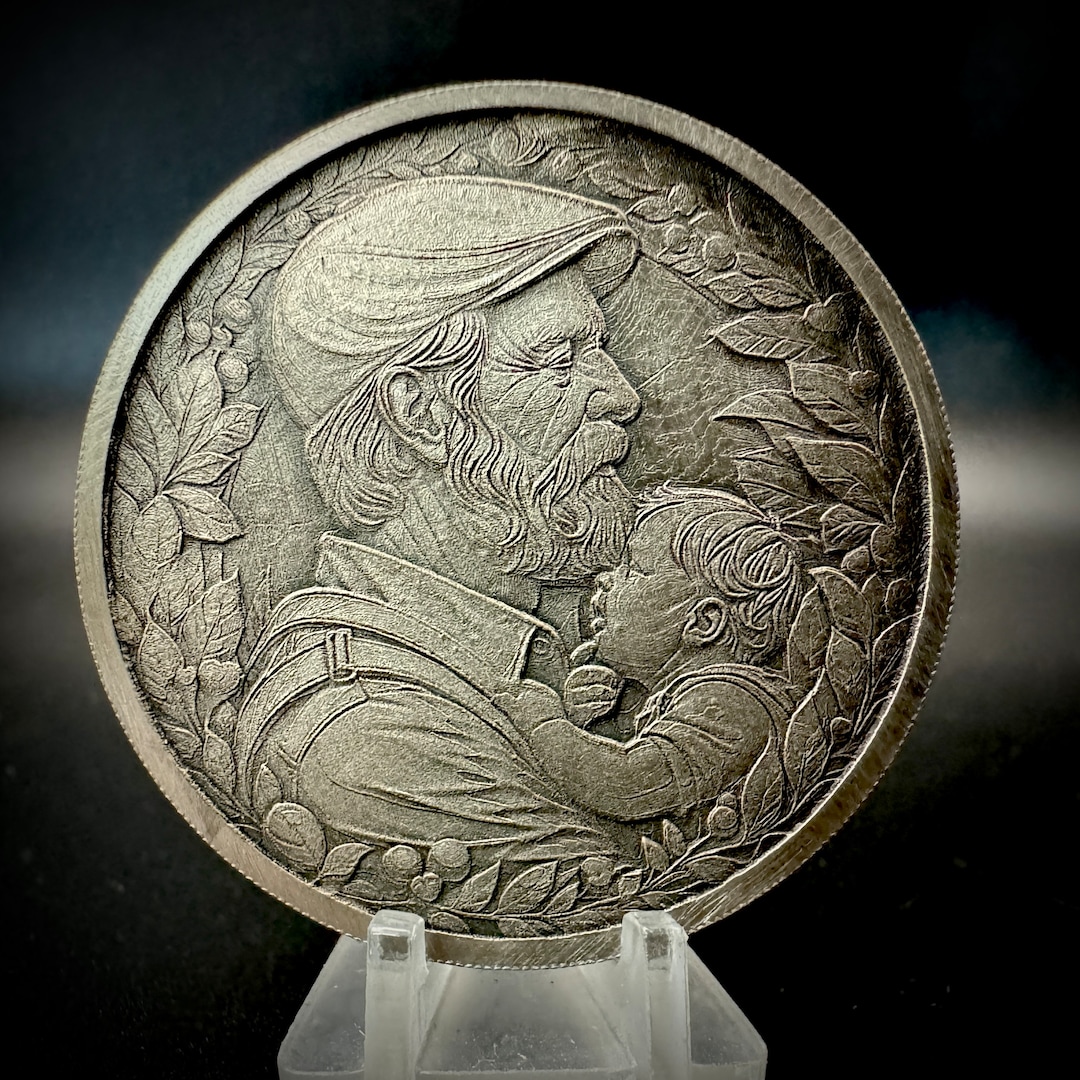 Father & Son 3D Crown Coin - Sentimental Gift - Etsy