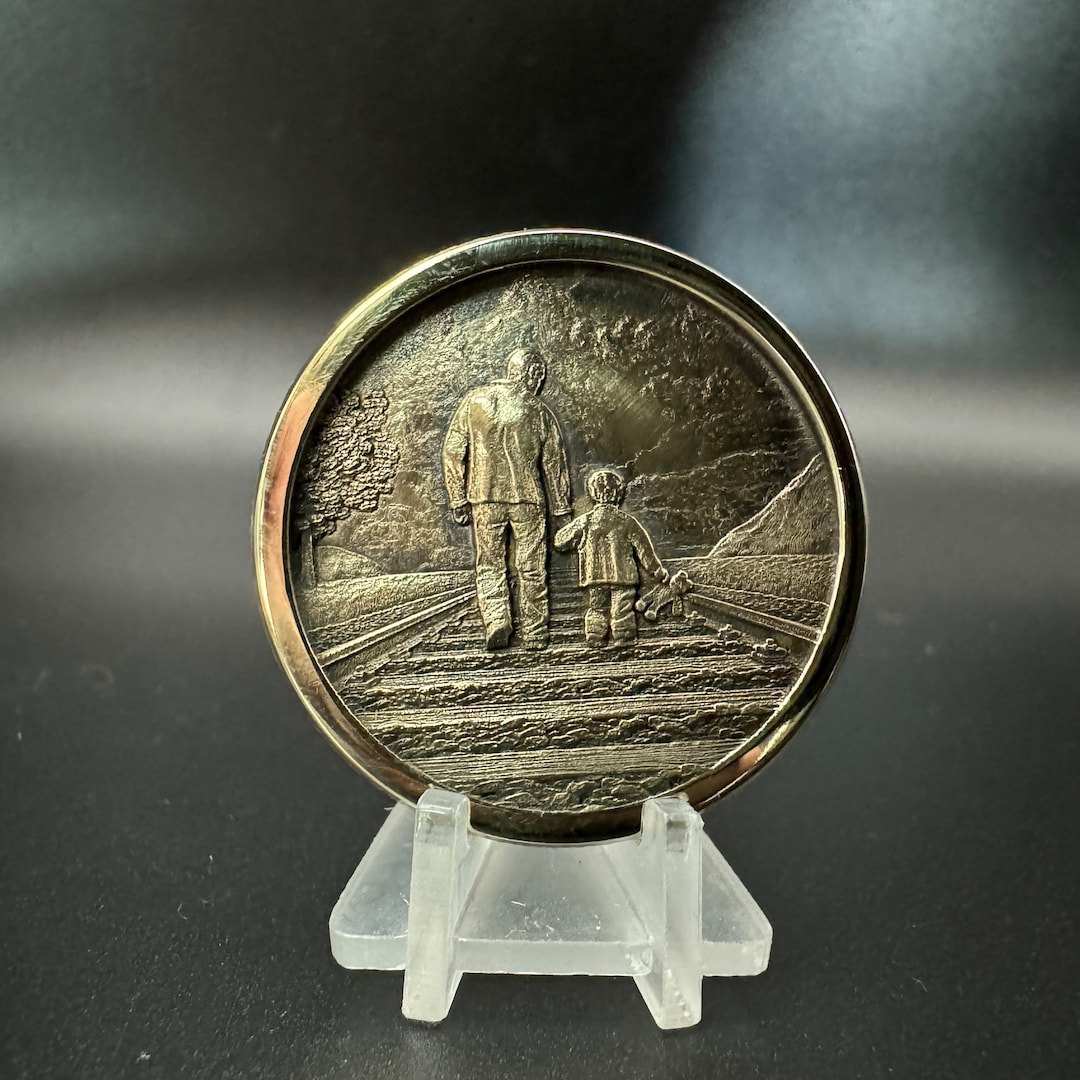 Father and Son Custom Made Coin ,one off Piece You Cannot Buy Anywhere ...