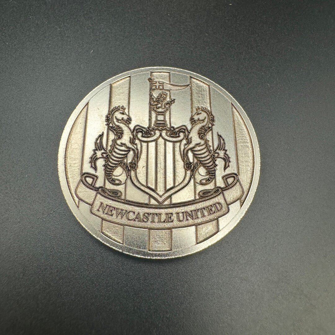Newcastle United Badge, Custom Made Coin ,one off Piece You Cannot Buy ...