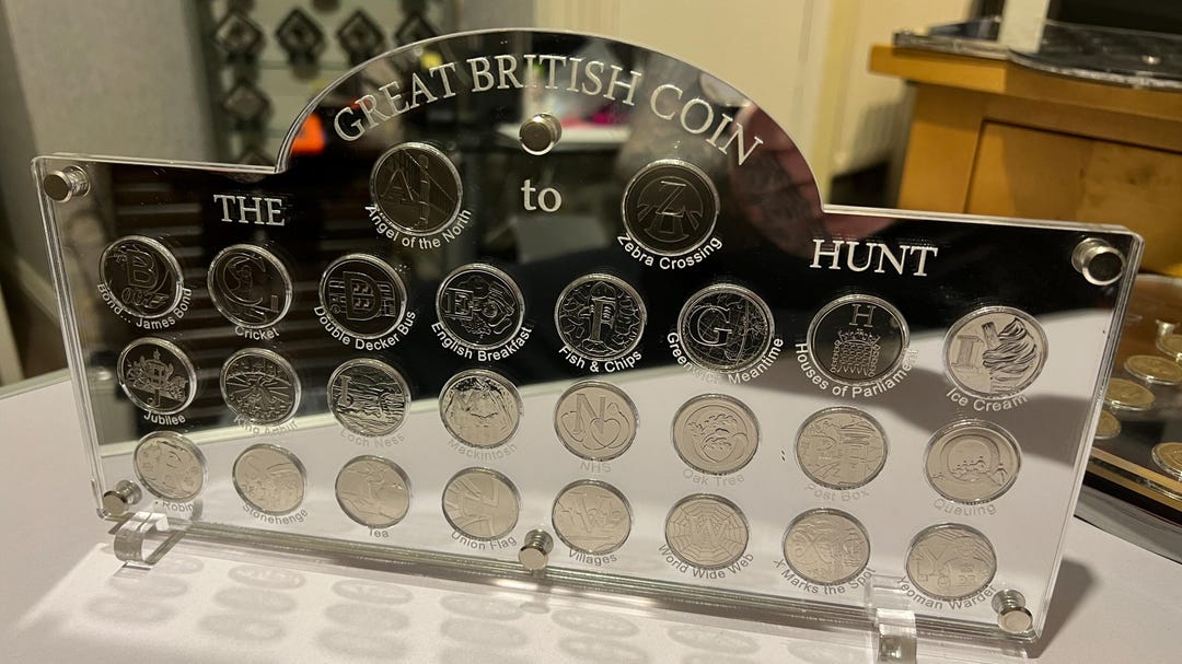 2018 a to Z 10p Coin Collection Display Stand, Top Quality Coins Not ...