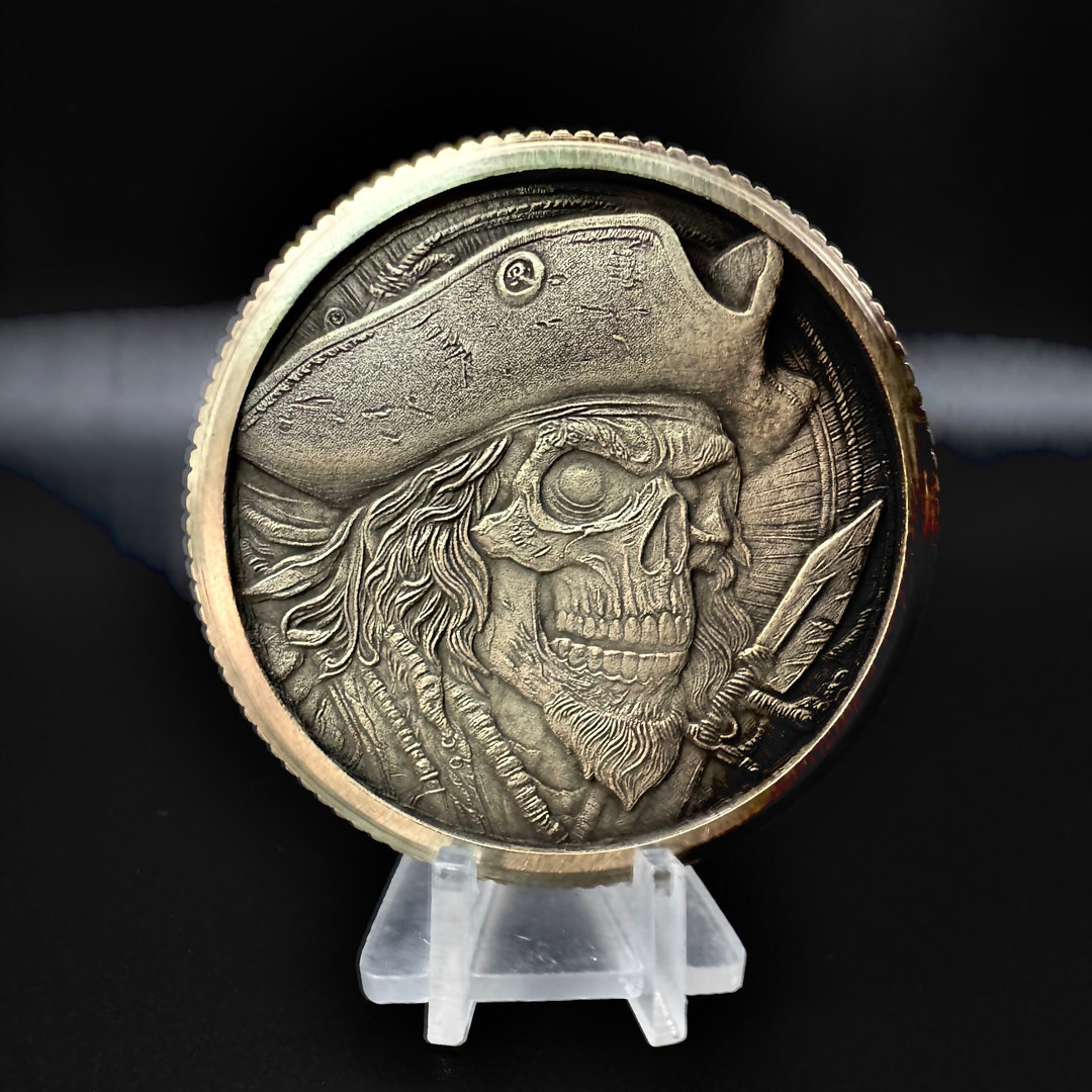 Pirate Skull Theme Custom Made Coin ,one off Piece You Cannot Buy ...