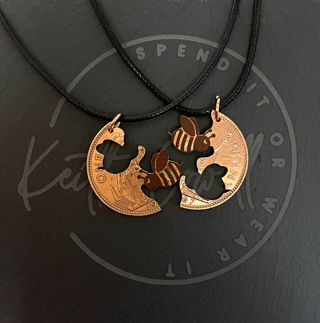 Busy Bees Ying-yang , Pendants, Keychains Love Coins Made From Old ...