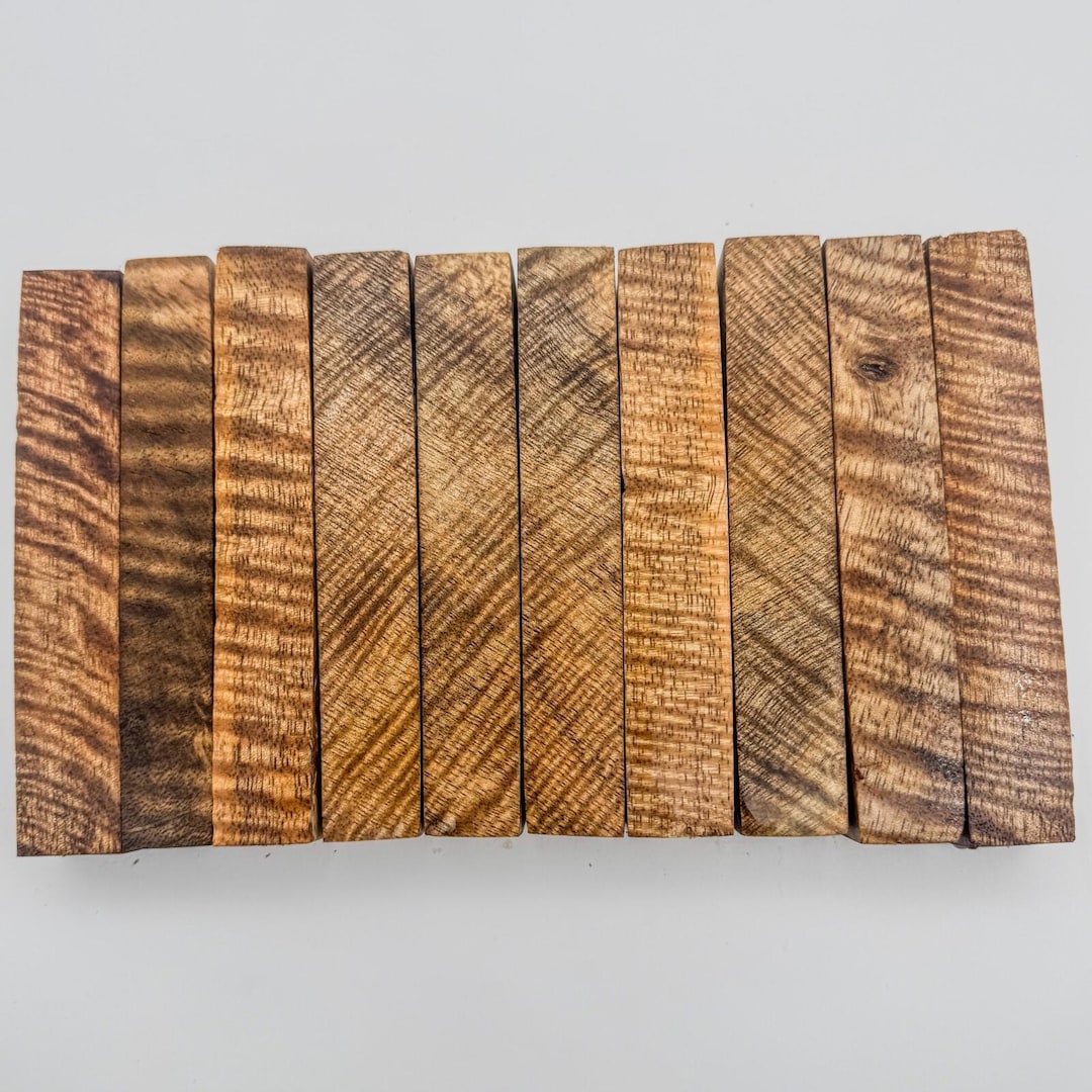 Curly Mango Wood Pen Turning Blanks! (per Piece) Very Impressive Tight ...