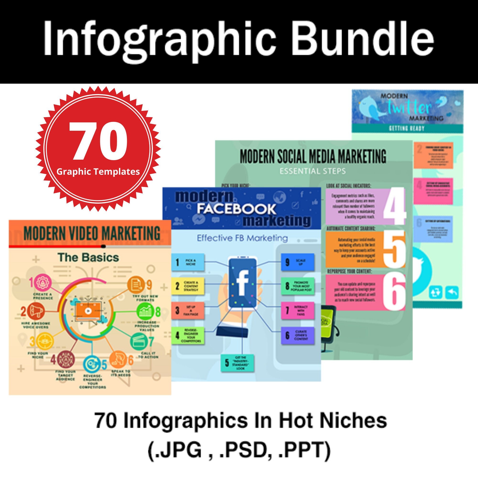 Infographic Template, PPT Template, Powerpoint Template, PSD Template ...