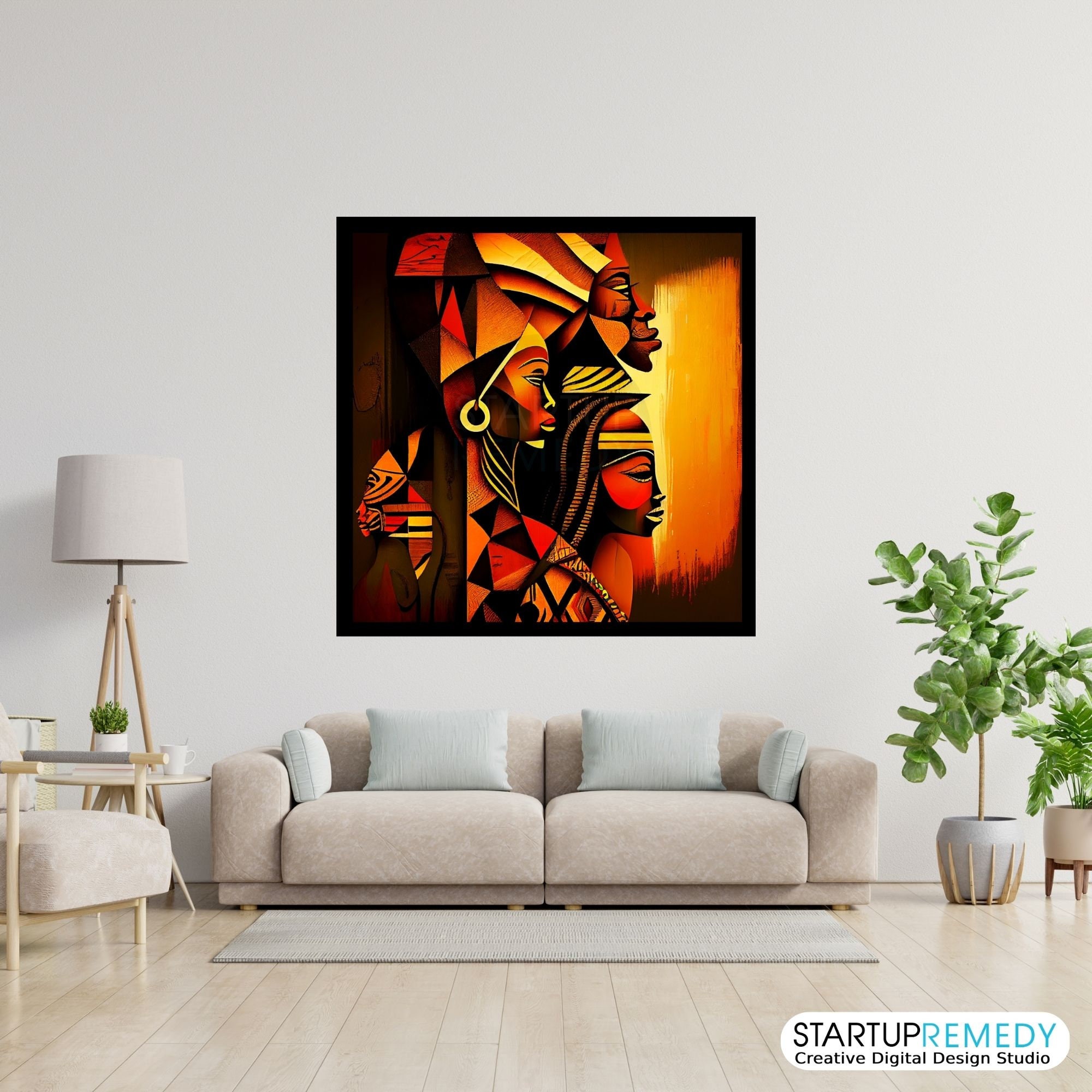 Black Art, African Art, Abstract Black Art, East African Wall Art ...