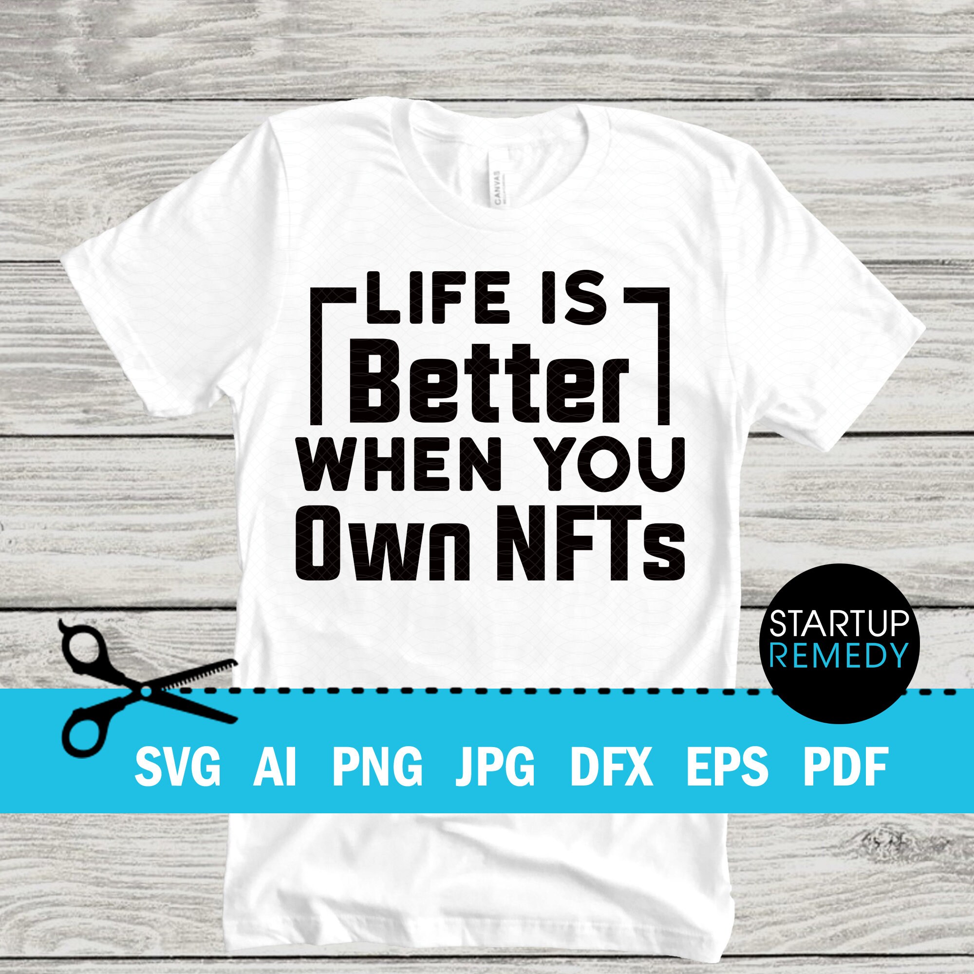 NFT Svg, Life is Better When You Own Nfts, Nft Prints, Nft Gift, NFT ...
