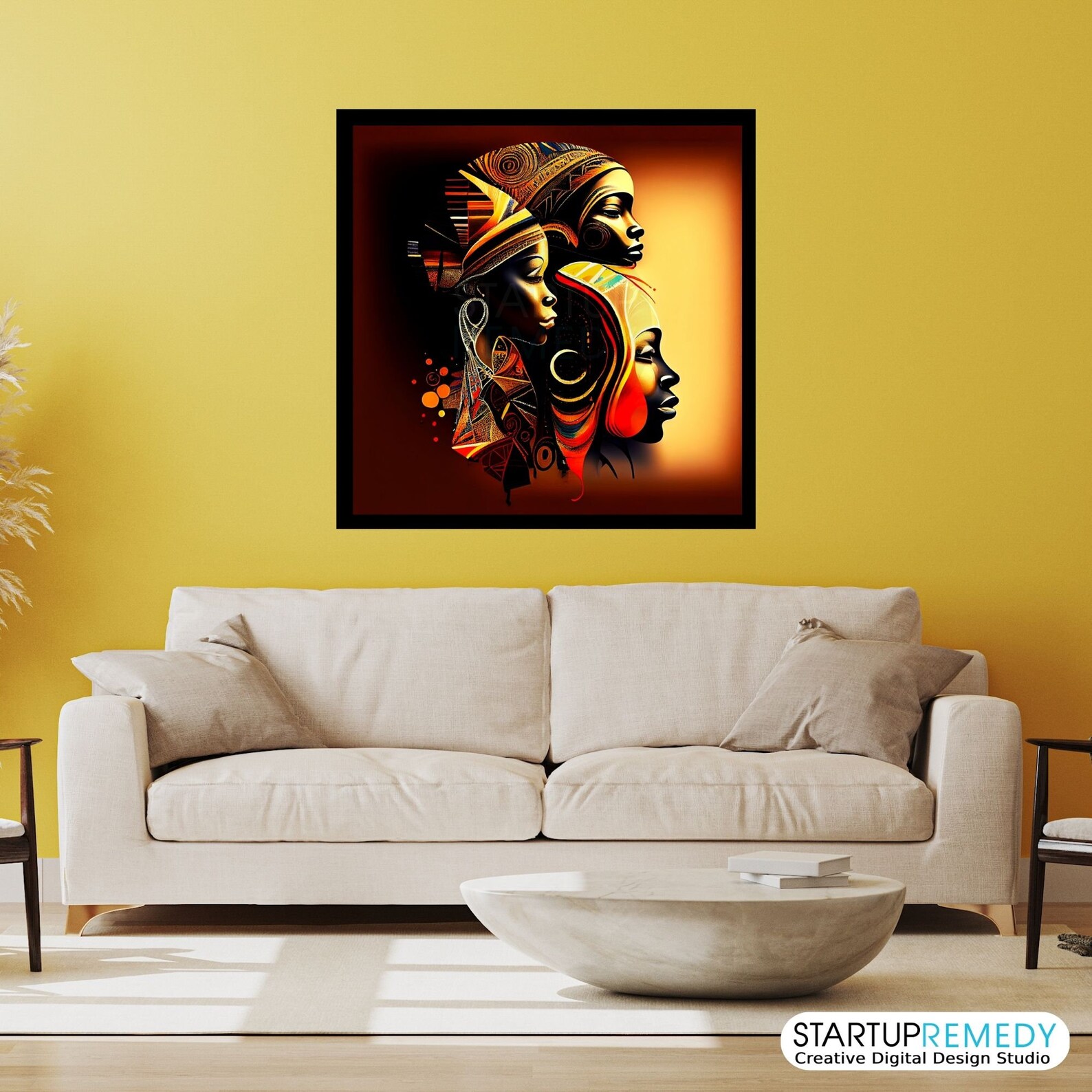 Black Art, African Art, Abstract Black Art, East African Wall Art ...