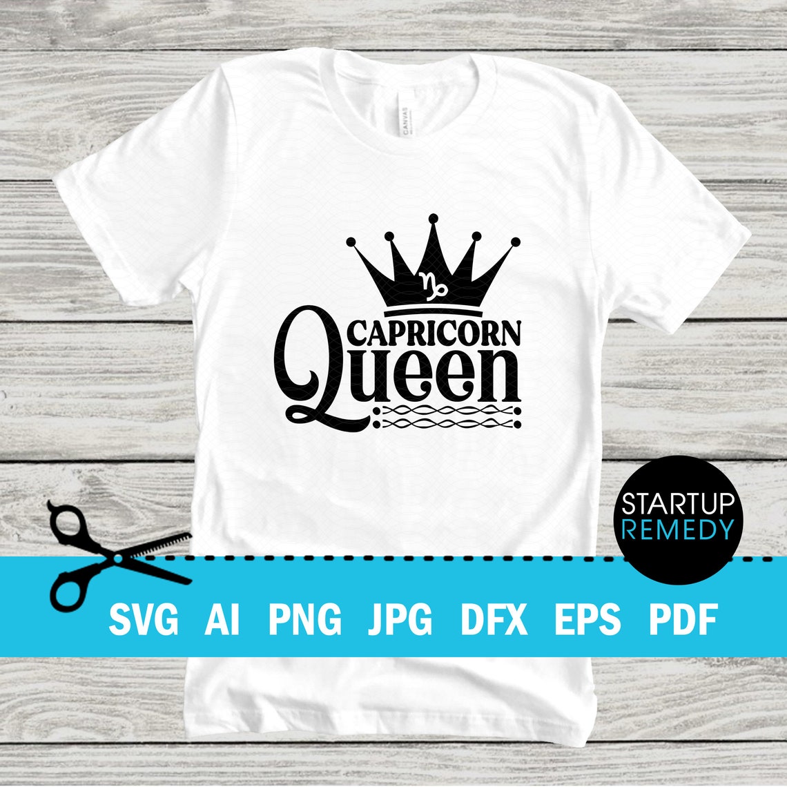 Capricorn Queen Svg, A Queen Was Born in December SVG, Capricorn SVG ...