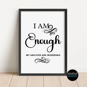 Affirmation Wall Art, Printable Wall Art, Digital Print, Entrepreneur ...