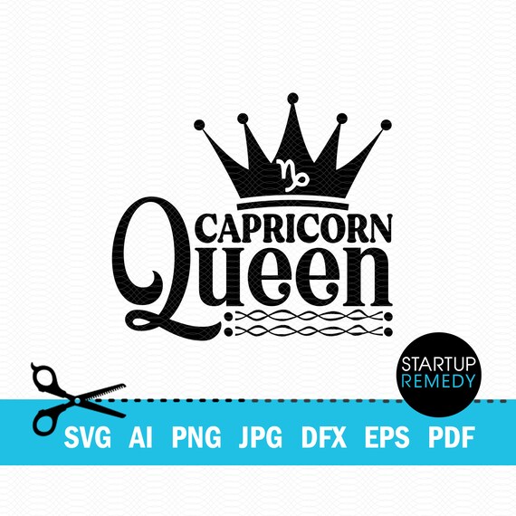 Capricorn Queen Svg A Queen Was Born in December SVG - Etsy