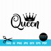 Queen SVG, Crown Svg, Diva Svg, A Queen Was Born, Queens Svg, Afro ...