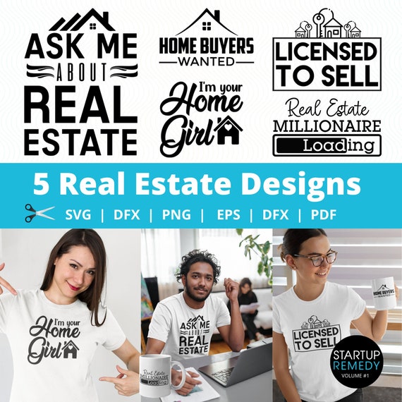 Real Estate SVG Bundle Cricut SVG Files Real Estate | Etsy