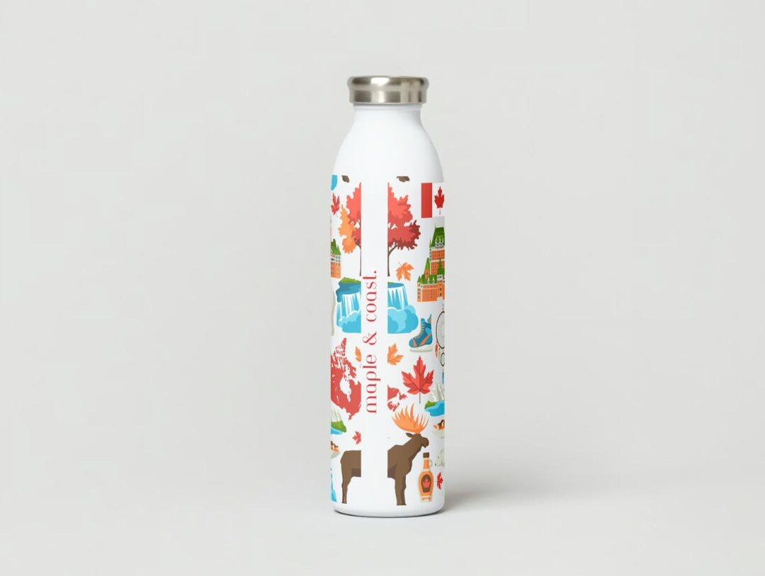 Landmarks of Canada Water Bottle - Etsy