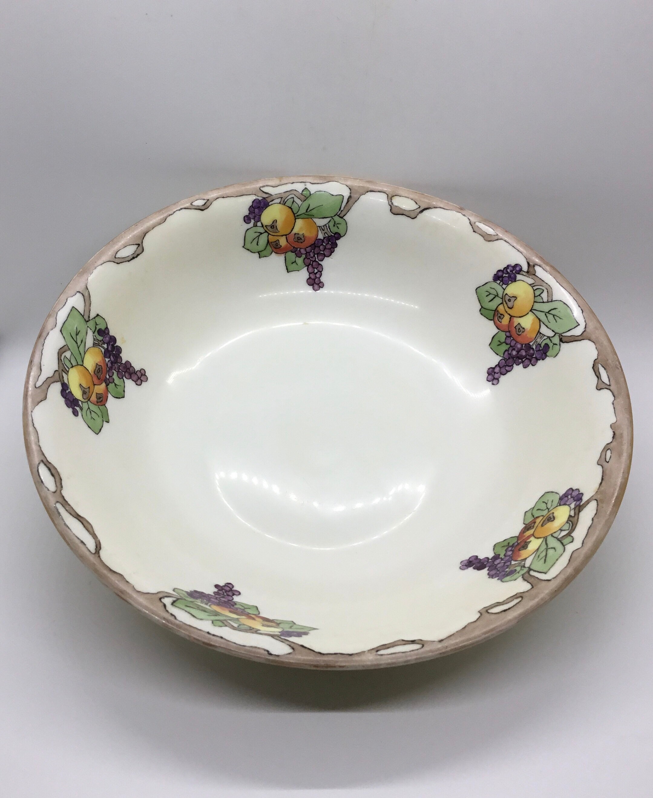 Vintage JR Bavaria Hand Painted Porcelain Serving Bowl - Etsy.de