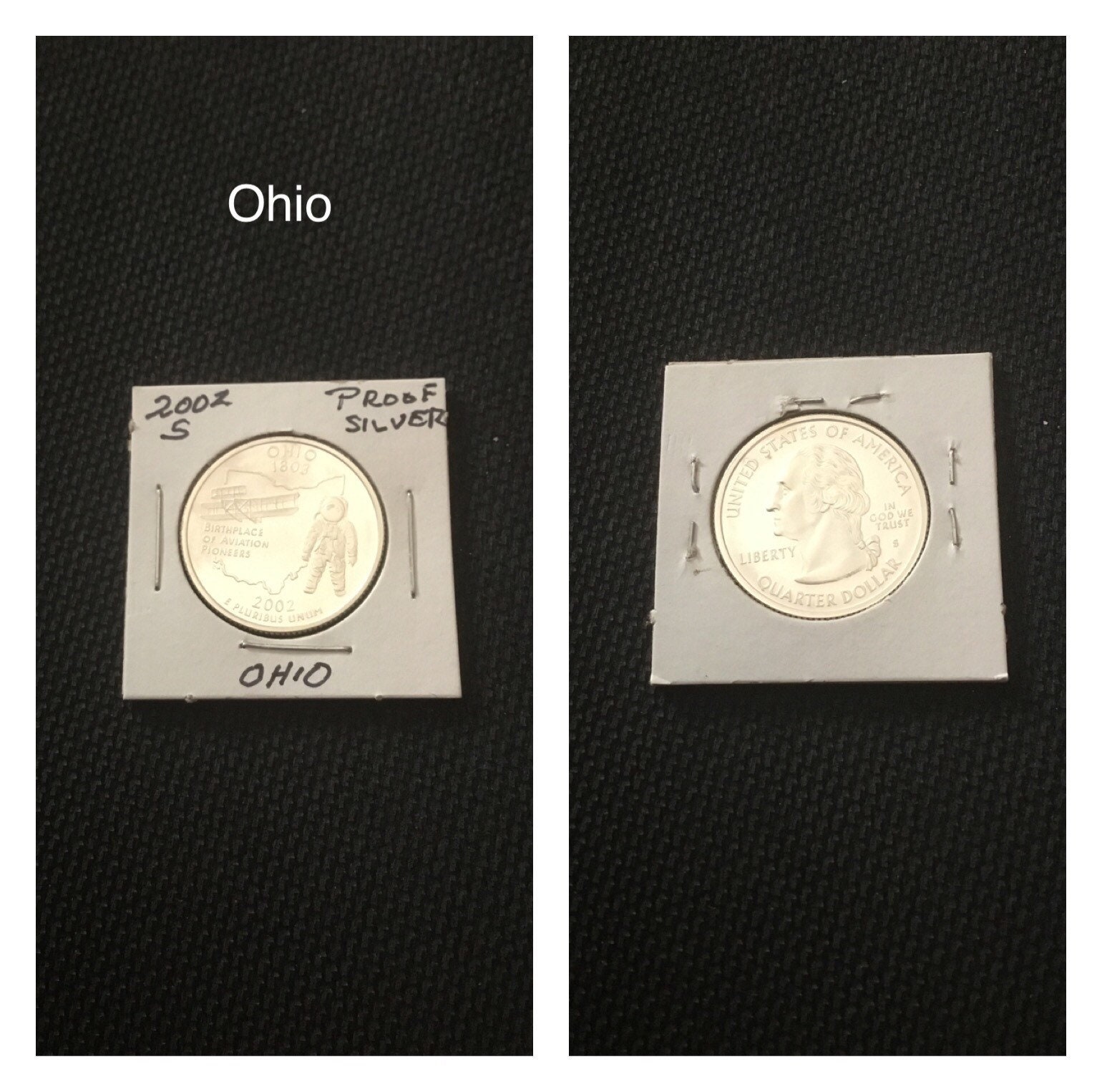 2002 S Silver Proof State Quarter Uncirculated Vintage Coin | Etsy