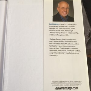 Dave Ramsey “complete Guide to Money” Book - Hardcover - Etsy