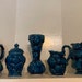 Vintage Inarco Mood Indigo Blue Fruit Ceramic Serving Pieces - Etsy