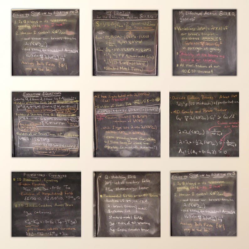 Interstellar-inspired Black Hole Poster Print/frame – Made of Real Math ...